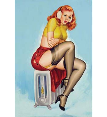 Buyenlarge Flirt Magazine Chilly by Peter Driben Print | Wayfair